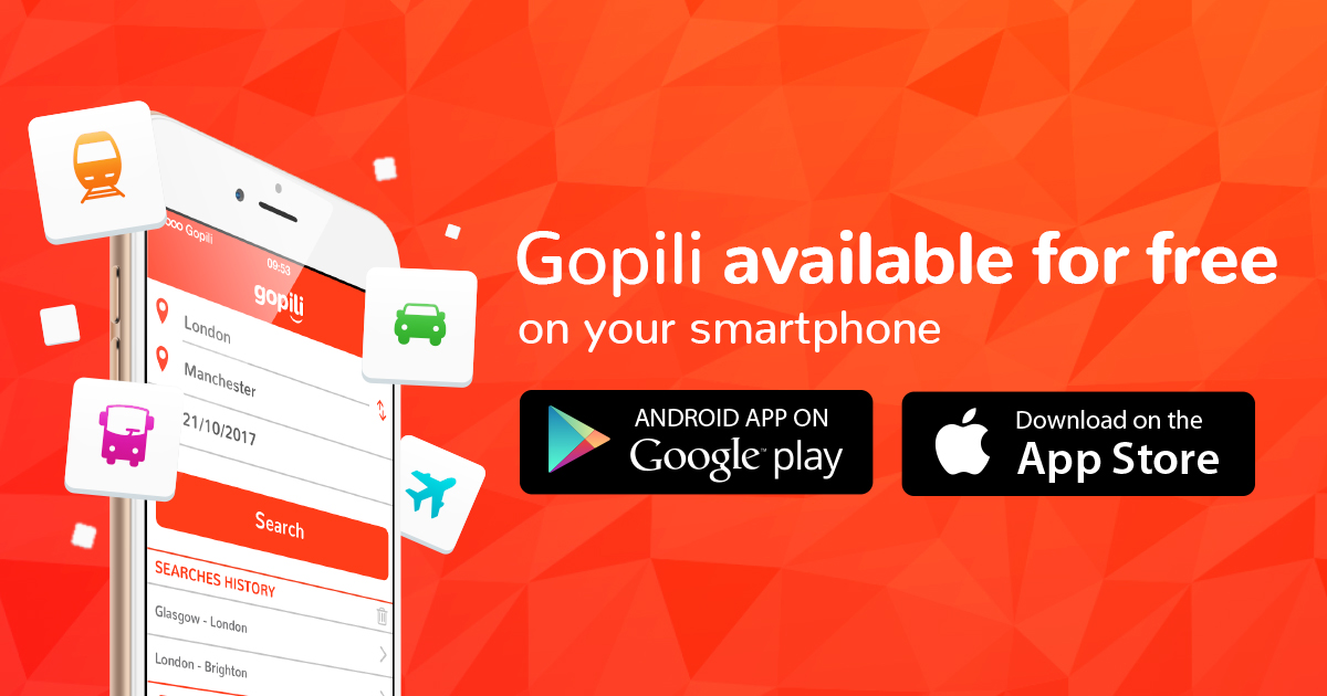 Gopili app available for free on your smartphone